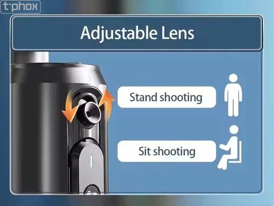 T-phox iCircle Gimbal 360° Auto Face Tracking - Intelligente Selfiestick voor... | bol