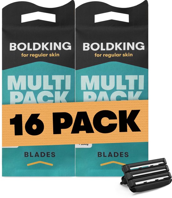 Boldking Scheermesjes Regular- 13+3 Gratis Scheermesjes voordeelverpakking Man & Vrouw... | bol