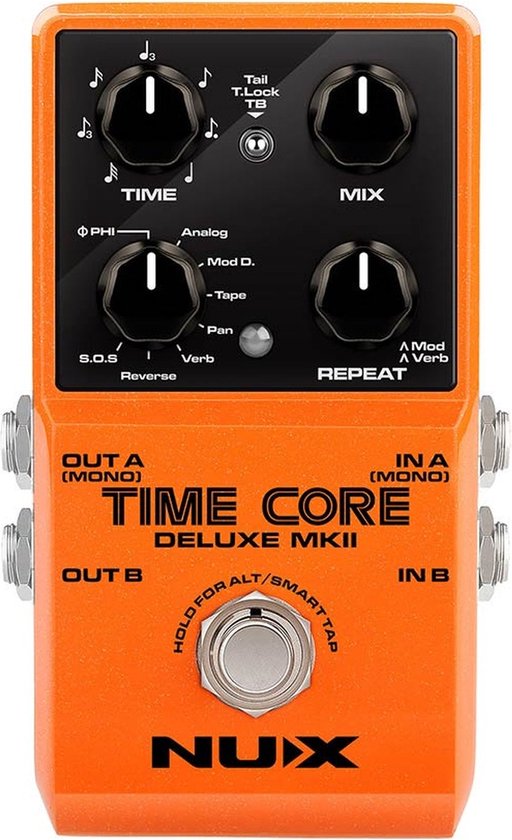 NUX TIMECDLX2 delay pedaal TIME CORE DELUXE MK2 | bol