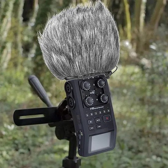 Windbescherming voor microfoon - Furry Outdoor Windscherm Muff, Pop ...