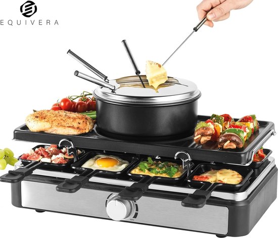 Equivera Gourmetstel 8 Personen - Gourmetten - Gourmetstel - Gourmetten ...
