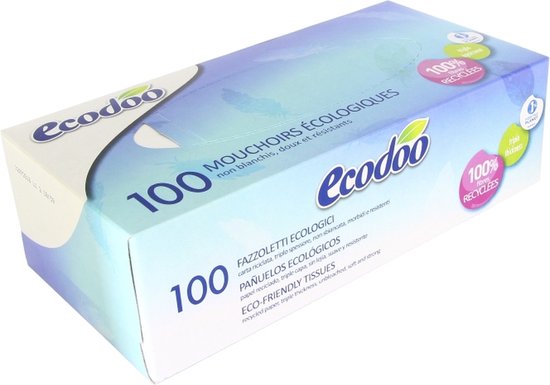 Ecodoo Tissue Box 100 stuks | bol