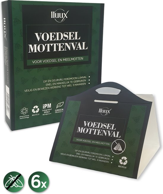 Mottenval voor Keuken of Voorraadkast - Set van 6 Stuks - Voedselmotten ...