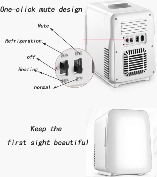 Draagbare Mini Koelkast - Compacte Drankenkoeler en Verwarmers voor ...