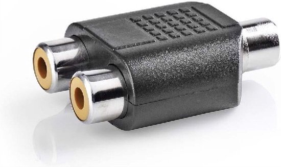 Scoby - Koppelstuk - 3.5mm jack naar RCA Female - Tulp Splitter - Jack ...