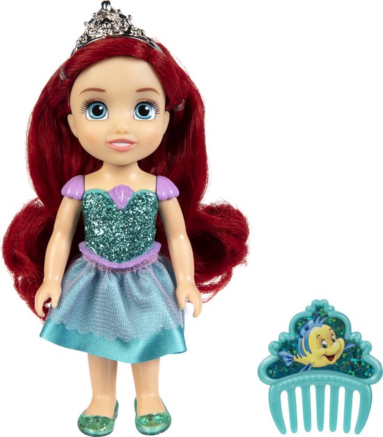 DISNEY PRINSES PETITE POPPEN MET GLINSTEREND ASSORTIMENT (ARIEL ...