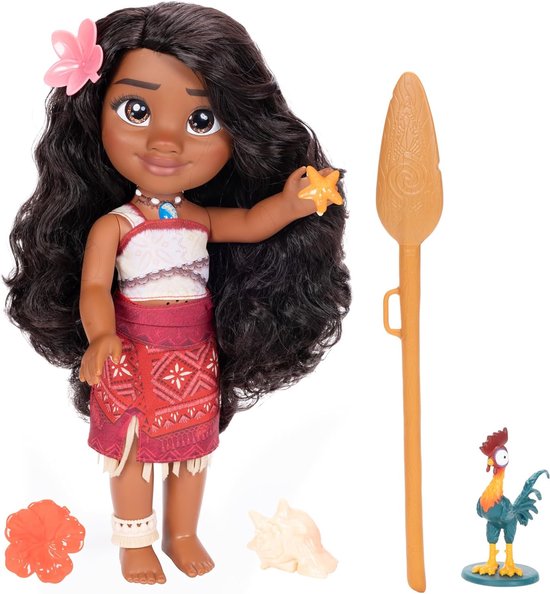 MOANA 2 DISNEY MOANA ZINGENDE POP, GROOT FORMAAT, BEWEEGBARE FIGUUR, 38 CM, SONG BLUE... | bol