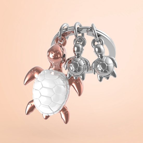 Metalmorphose - Sleutelhanger - Turtle Family | bol