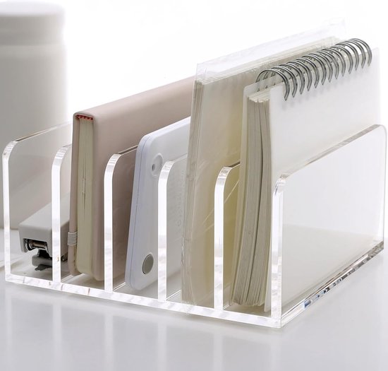 Stunq® Elegant en Ruime Acryl Organizer voor Brieven en Kaarten met 5 ...