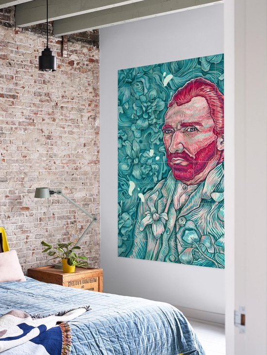 IXXI Van Gogh Self Portrait - Wanddecoratie - Abstract - 80 x 100 cm | bol