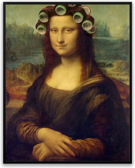 Mona Lisa Kapper fotolijst met glas 50 x 70 cm - schilderij - poster ...