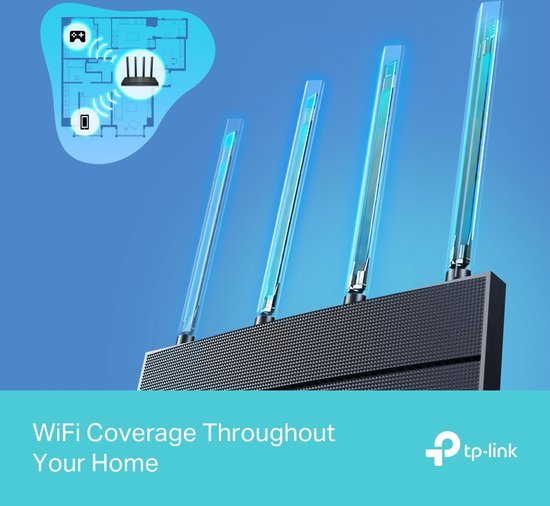 TP-Link Archer AX12 - Wi-Fi 6 Router - Dual Band - 1500 Mbps | bol