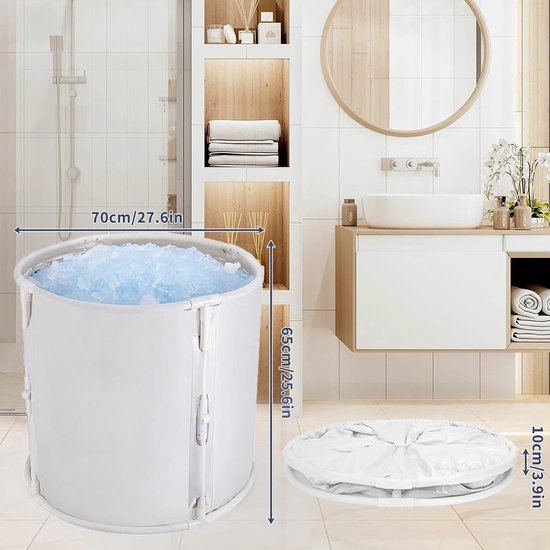 Lexium Ijsbad - Ice Bath - Dompelbad - Zitbad - Opvouwbaar bad - Ijsbaden | bol