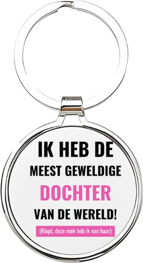 Akyol - ik heb de meest geweldige dochter van de wereld Sleutelhanger - Dochter - de... | bol