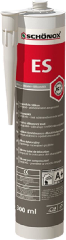 Schönox ES siliconenkit zandgrijs - 300 ml | bol