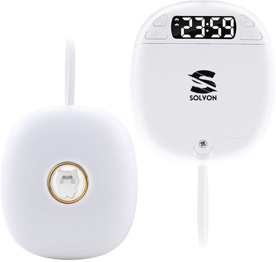 Solvon Vibrerende Reiswekker voor Doven en Slechthorenden - Digitaal ...