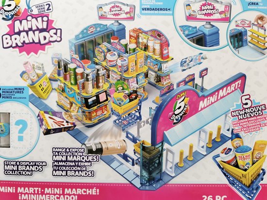 Zuru 5 Surprise Mini Brands Mini Mart serie 2 - Supermarkt - Bouw je ...