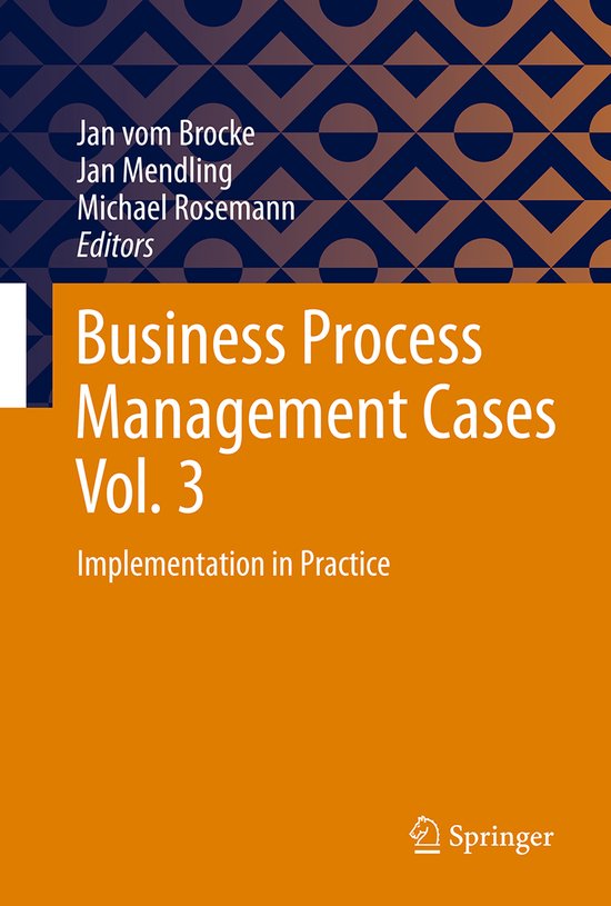 Business Process Management Cases Vol. 3 | 9783031807923 | Boeken | bol