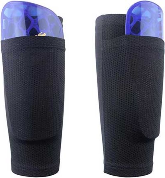 Scheenbeschermer Sleeves - Unisex - Zwart - Voetbal - Hockey ...