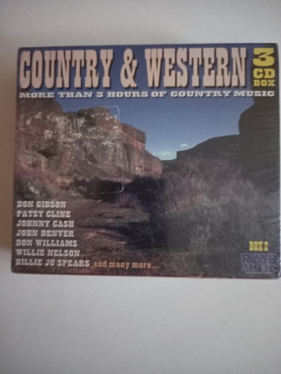 3 DELIG CD BOX COUNTRY EN WESTERN BOX 2, Johnny Cash | Muziek | bol
