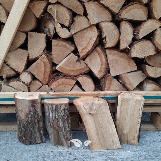 Haardhout, Eik | 3 halve pallets 1,0 kuub strak gestapeld | bol