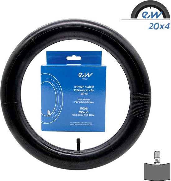 20x4 Chambre ã Air Fat Bike Chambre à Air Robuste 20x4 pour Fat Bikes