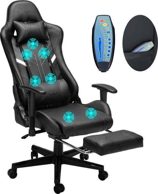 Comnox - Gaming Chair - Massage stoel - Bureaustoel - Game stoel ...