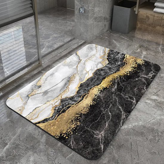 Douchemat - Badmat antislip - Absorberend - Luxe Design - 60x90 cm ...