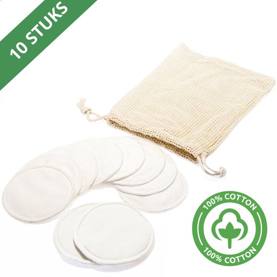Herbruikbare Wattenschijfjes - Wasbare Make Up Pads ...