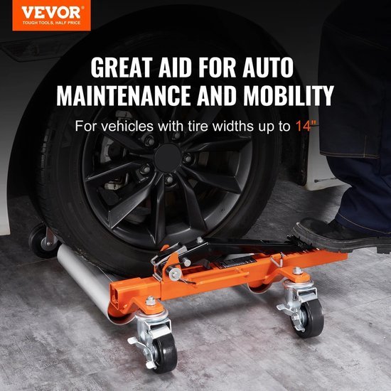 Vevor - Autowiel - Wieldolly - Wheel Dolly - Jack-monteur - Lift ...
