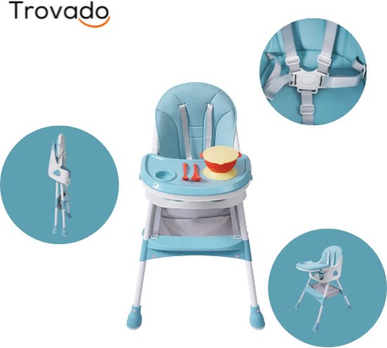 Trovado Kinderstoel - Baby stoel - Baby Eetstoel - Kinderzetel ...