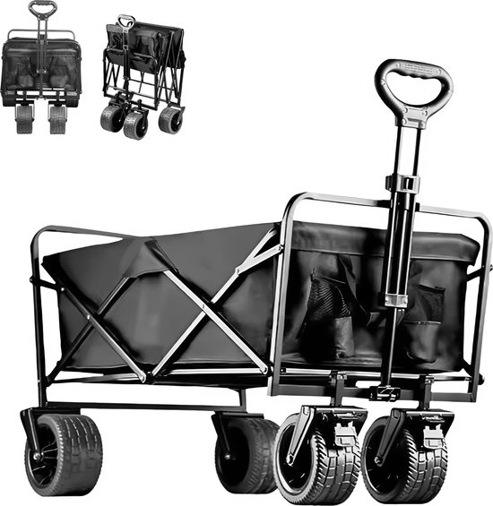 Tobey's Bolderkar XL - Opvouwbaar - Sterk Frame - 190 KG Draagkracht ...