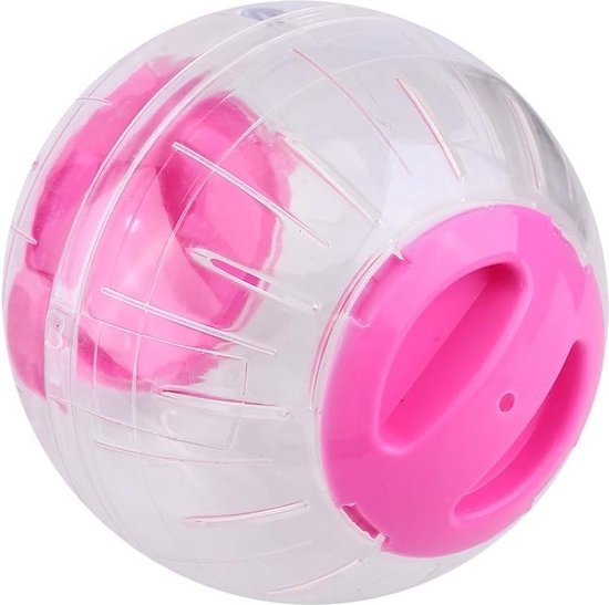 Hamsterspeelgoed - Oefenbal Duidelijk Gerbil Oefenbal Hamsterbal om te oefenen Pink | bol