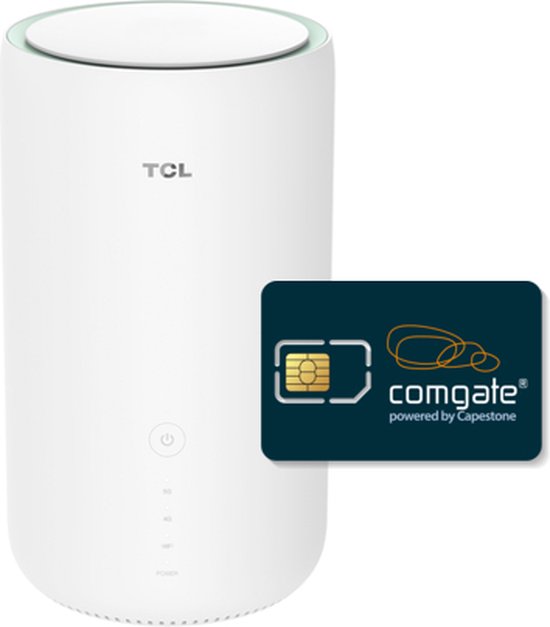 TCL 5G Router + Comgate IoT 500GB Prepaid Data SIM NL (5G) - Data 12 ...