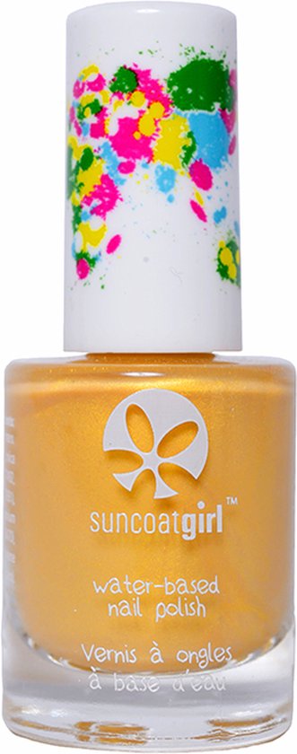 Suncoat Girl - Nagellak sunflower - non toxic vegan kinder nagellak | bol
