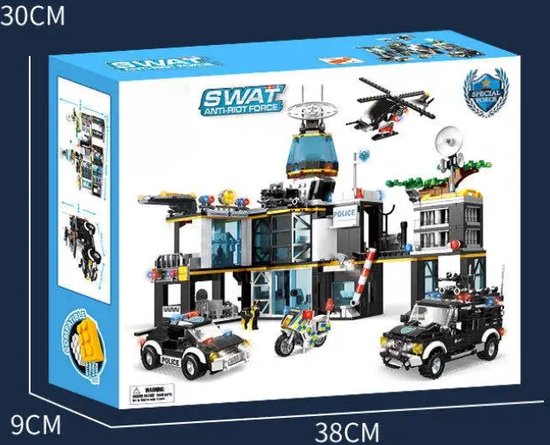 SWAT Anti-Riot Force - SWAT Mobile Command Center Bouwset ...