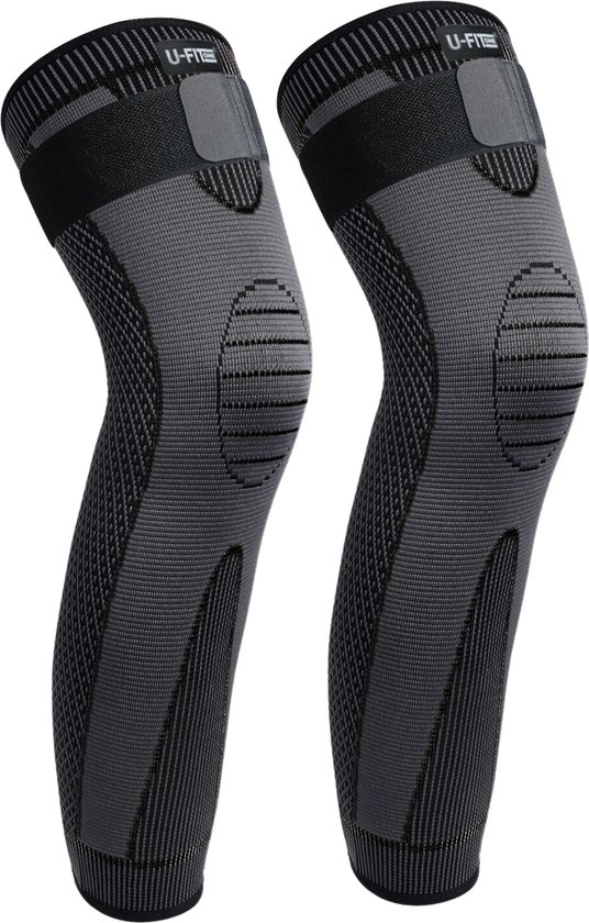 U Fit One 2 Stuk Been Compressie Brace met Band - Been Verband - Knee ...