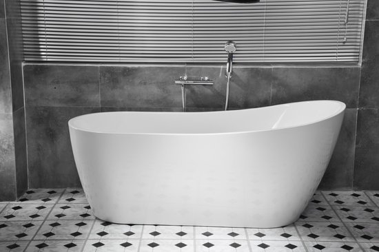 Vrijstaand bad - Acryl wit - 150x72x72 cm - 2 jaar garantie - Outlet ...