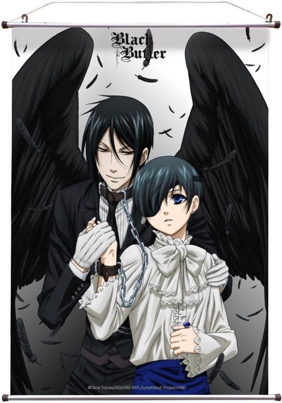 Black Butler - Angel Ciel and Sebastian - Wall Scroll - 60 x 90 cm ...
