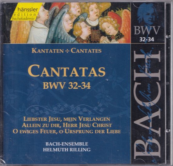 Bach-Ensemble, Helmuth Rilling - J.S. Bach: Cantatas Bwv 32-34 (CD ...