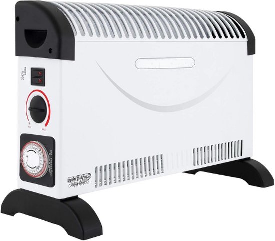 Convector Verwarming 2000W - Met 24-Uur Timer - 3 Warmteniveaus ...