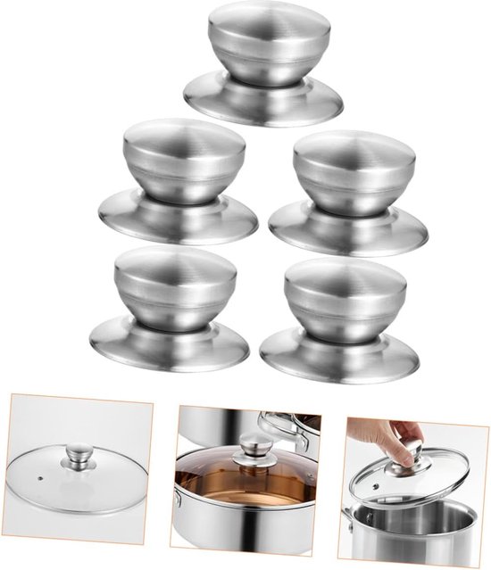 Dekselknop Pan Pot 5 Stuks Pot Pan Deksel Knop kookpan Pot Deksel ...
