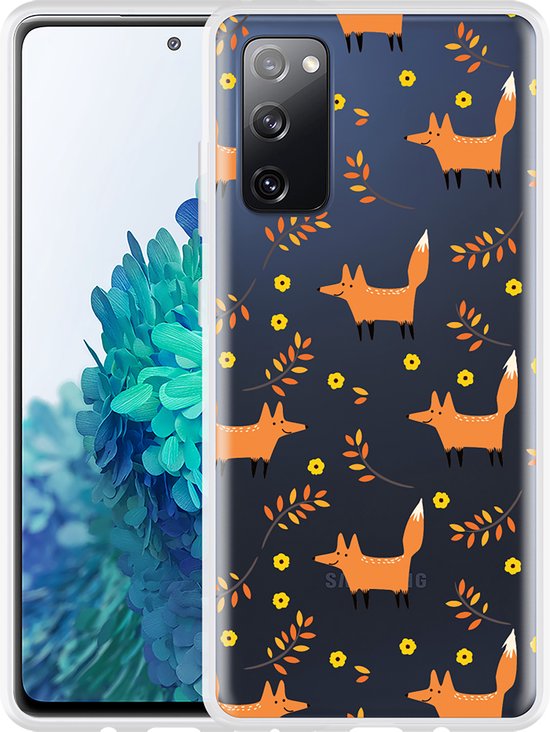 Cazy Hoesje geschikt voor Samsung Galaxy S20 FE - Vossen | bol