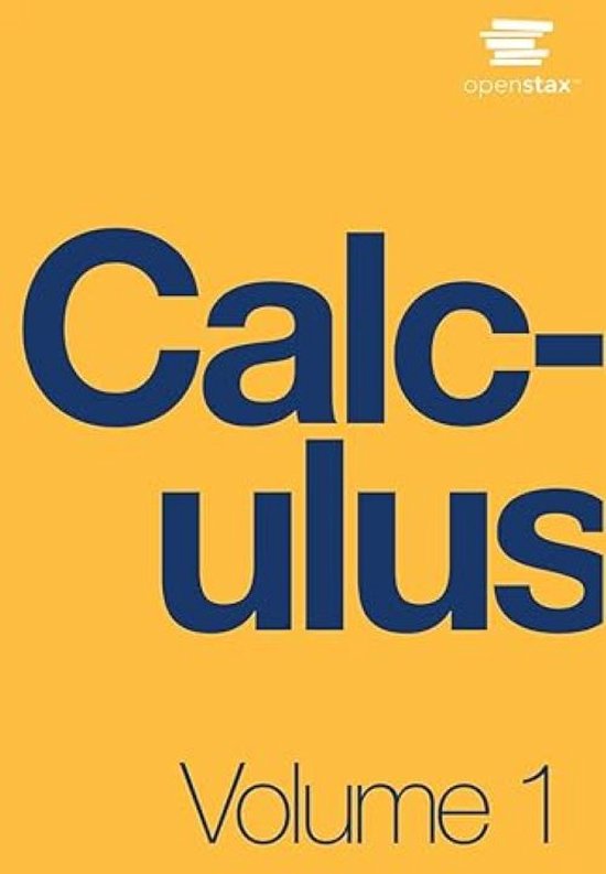 Calculus Volume 1 by OpenStax | 9781938168024 | Boeken | bol