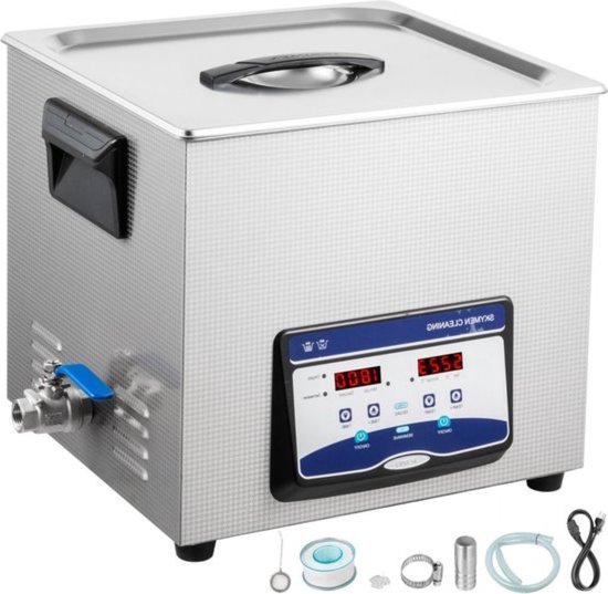 Ultrasoon Reiniger - 20L - Digitale Ontgassing - Schoonmaakapparaat | bol