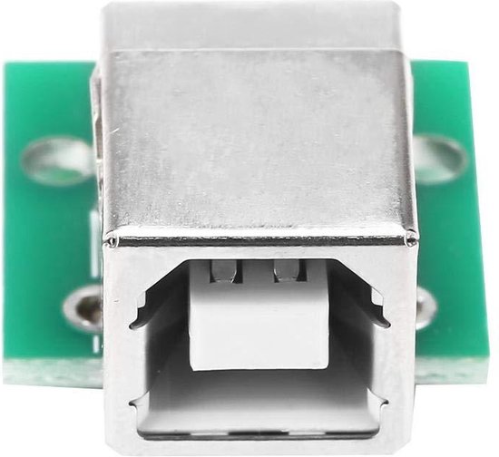 USB Type B Female Socket Breakout Board 254 mm Pitch Adapter Connector ...