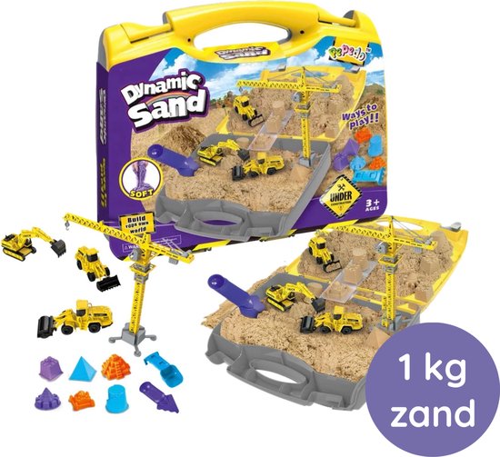 Kinetisch Zand - Zandbak Speelset Met 1kg Zand - Bouwset - Sensorisch ...