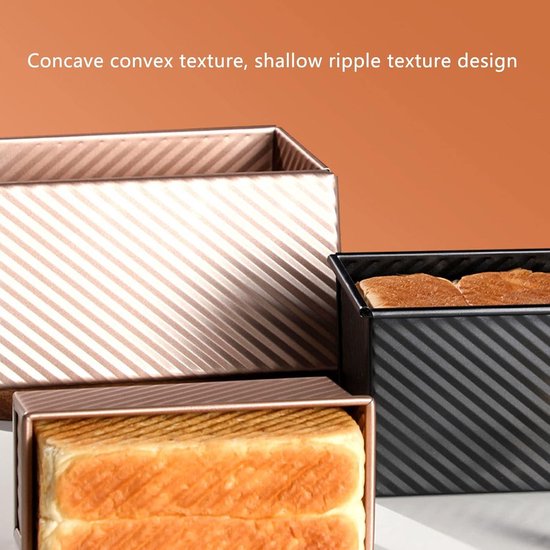 Broodpan - Koolstofstaal Non-stick Toastpan met Deksel - Ideaal voor ...