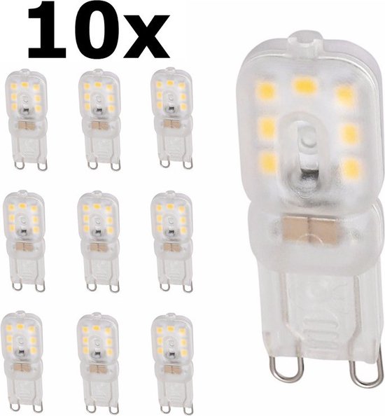 Mini G9 5W Warm Wit Milky SMD2835 LED Lamp - Dimbaar - 10 Stuks | bol