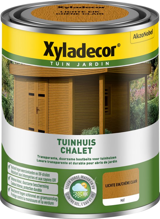 Xyladecor - Tuinhuis WB - Lichte eik - 0,75 L | bol
